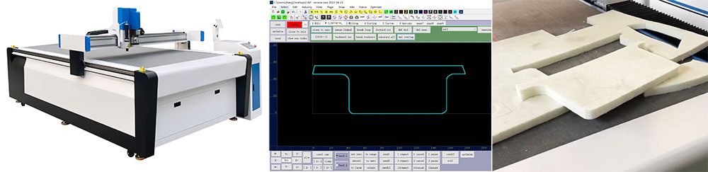 Ducts Fiberglass Insulation Panel Sheet Digital CNC Knife Cutting ...